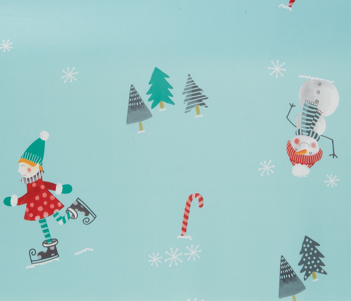 Voksduk STRONTIANIT 140cm blå | JYSK