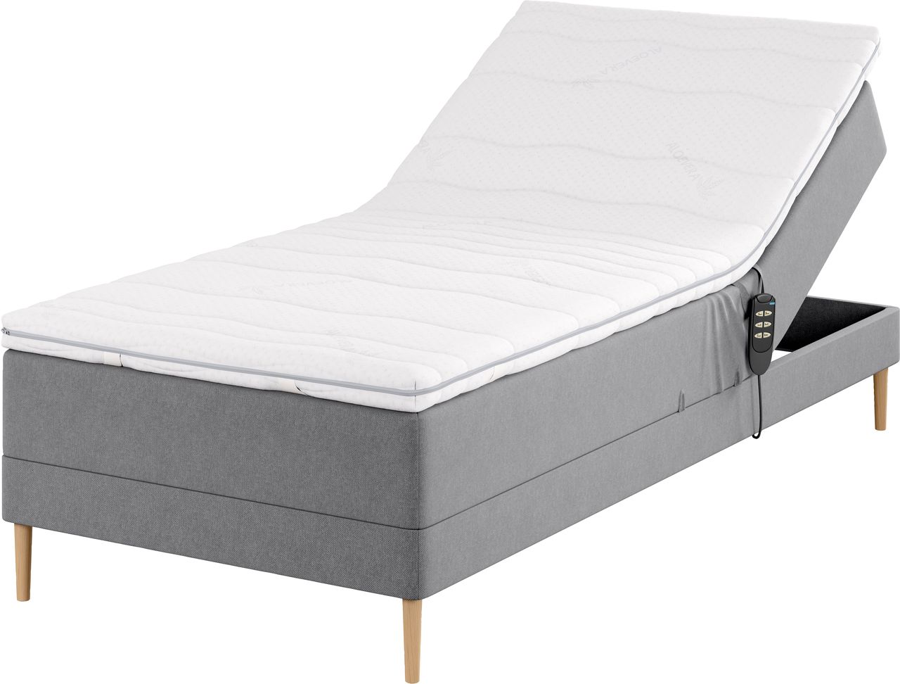 Ställbar säng 90x200 GOLD E35 grå-23 | JYSK