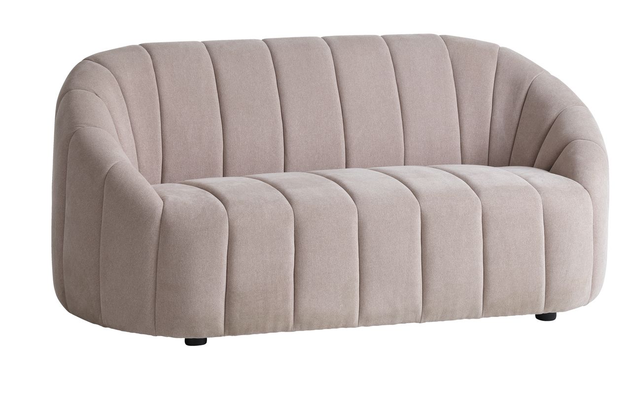 Sofa HUNDIGE 2-pers. beige stof | JYSK