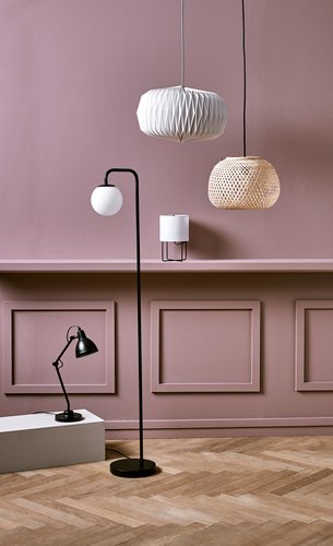 Tafellamp PATRIK Ø14xH45cm zwart | JYSK