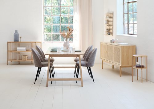 Raft perete KETTINGE 6 rafturi natur | JYSK