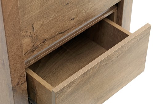 Display cabinet VEDDE 1 door wild oak | JYSK