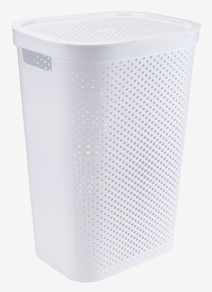 Coș de rufe INFINITY plastic alb | JYSK