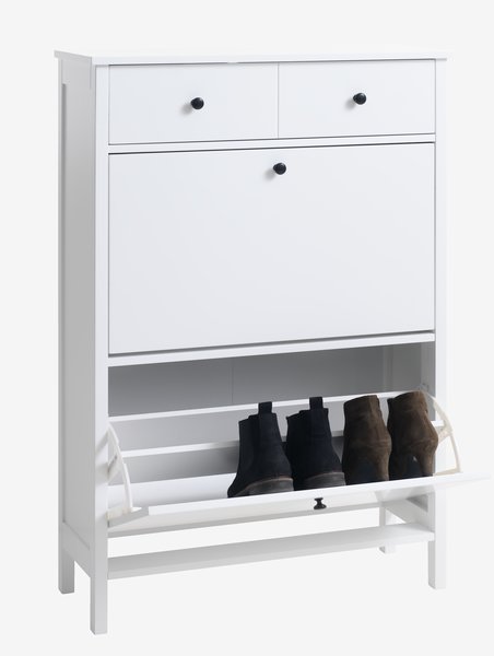 Botník TERPET 2 přihrádky bílá | JYSK