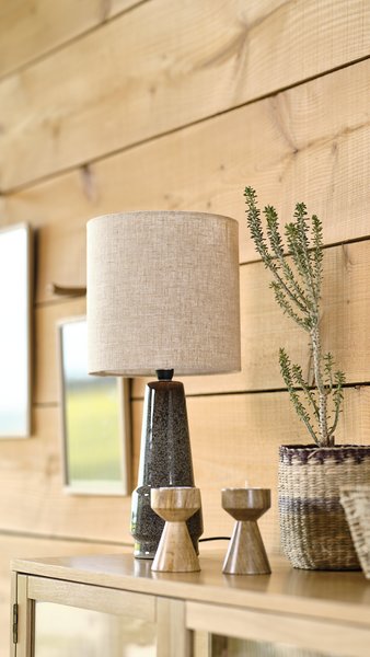 Tafellamp VIGGO Ø21xH47 cm grijs | JYSK