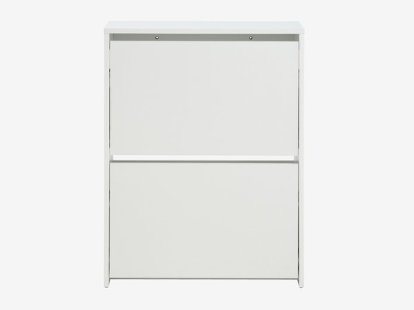 Skoskap BAKHUSE 2 rom hvit | JYSK