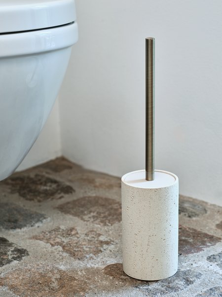 Toilet brush TORUP beige stone JYSK